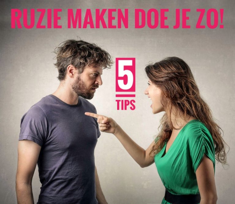 Goed ruzie maken doe je zo! - Daaromzaleenman.nl